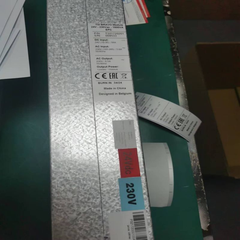 CE+T TSI BRAVO 230 VAC Modular Inverter 24/48 Vdc 230Vac 2,5 kVA P/N ...